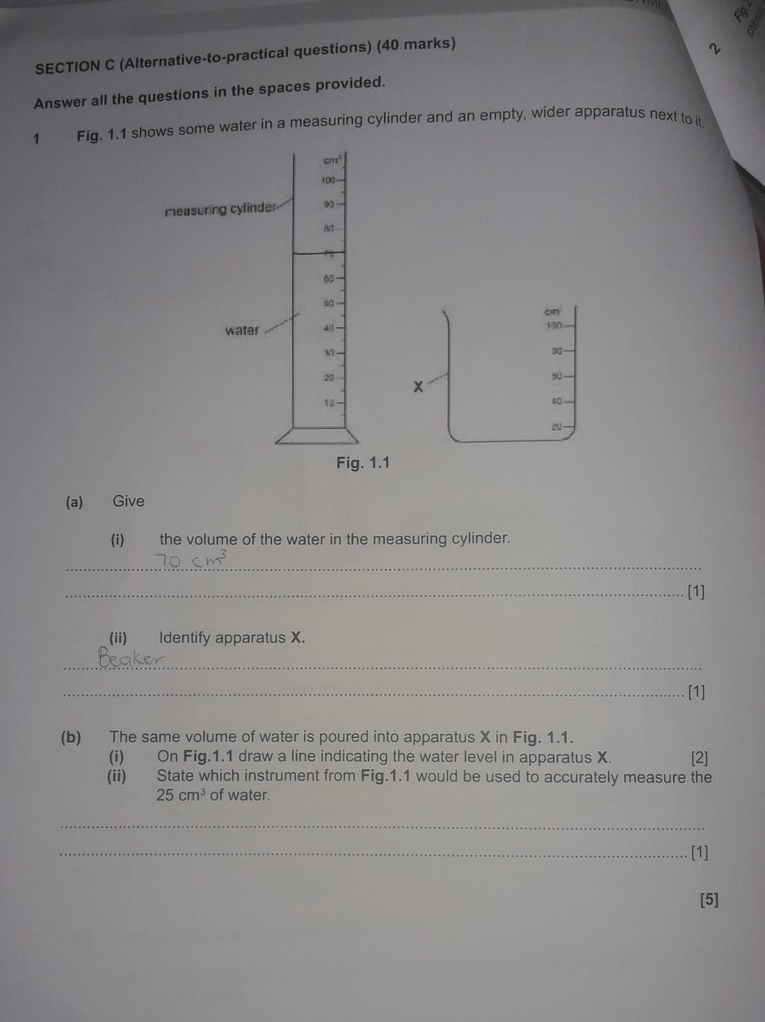 Solved SECTION C (Alternative-to-practical questions) (40 | Chegg.com