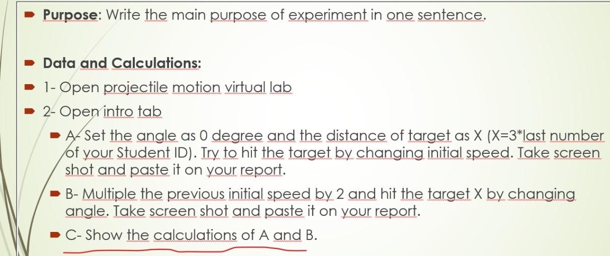 Solved Purpose: Write the main purpose of experiment in one | Chegg.com