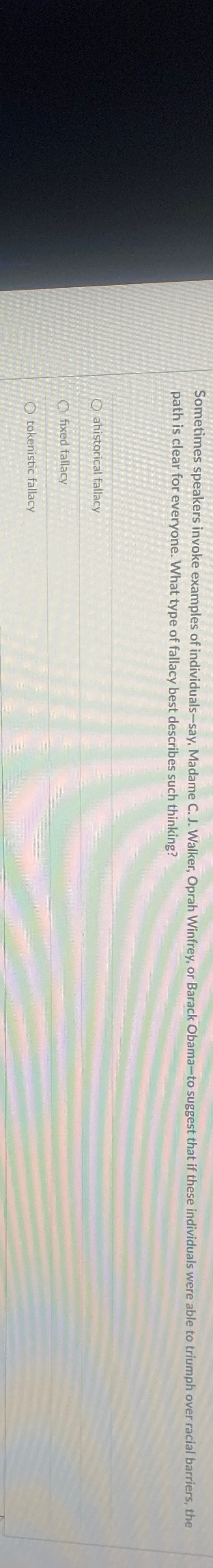 Solved Sometimes speakers invoke examples of | Chegg.com