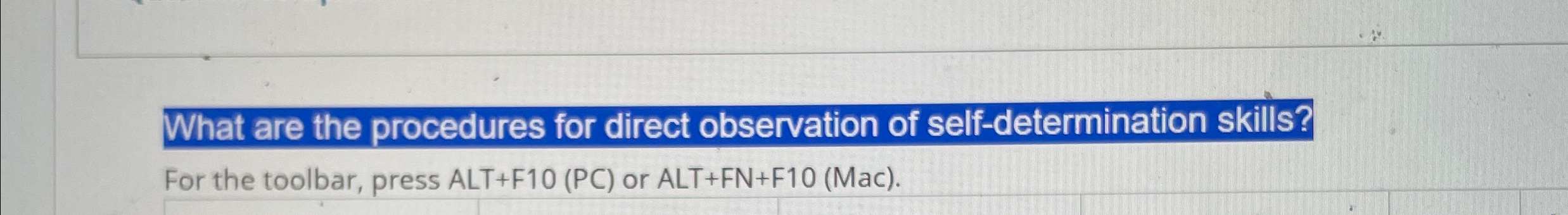 Solved What are the procedures for direct observation of | Chegg.com