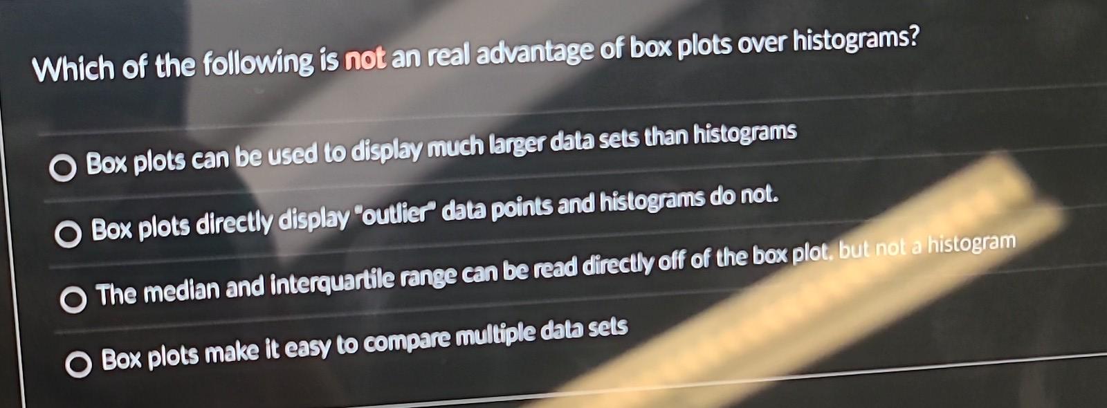 Solved Based on this box plot, what is the approximate | Chegg.com