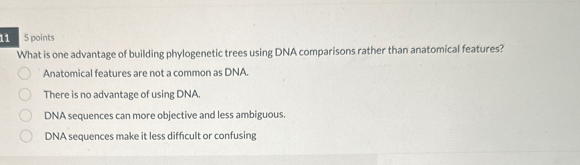 Solved 5 ﻿pointsWhat is one advantage of building | Chegg.com