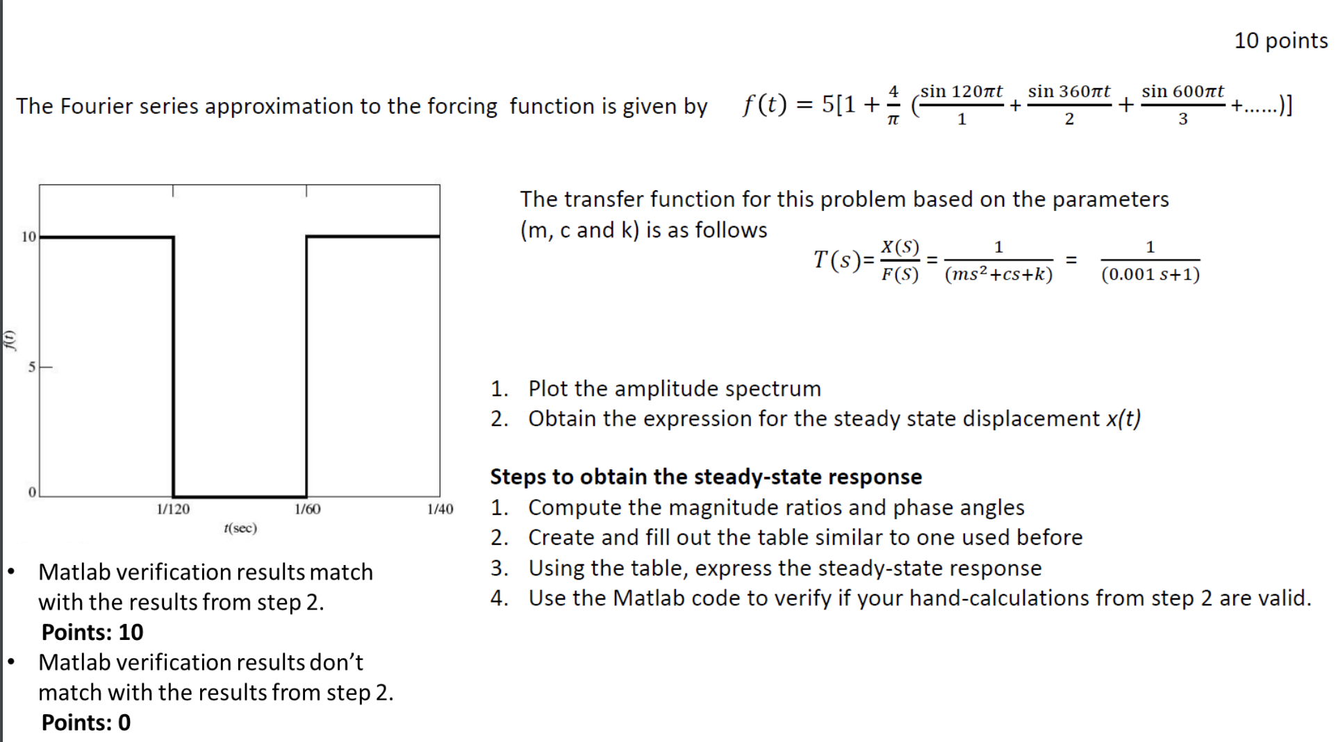 Solved I Particularly need help with the MATLAB portion of | Chegg.com