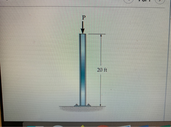 Solved The W14 x 38 column is made kf A-36 Steel and is | Chegg.com