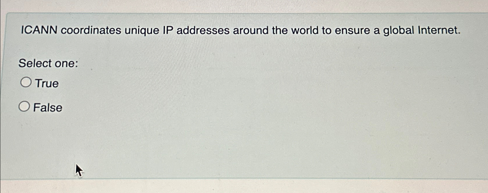 Solved ICANN coordinates unique IP addresses around the | Chegg.com