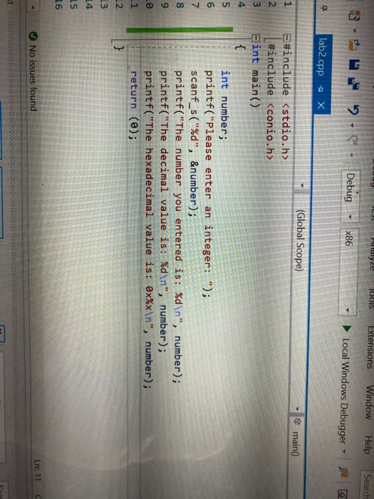 Solved Q2-1. Prompt the user to enter an integer. Accept | Chegg.com