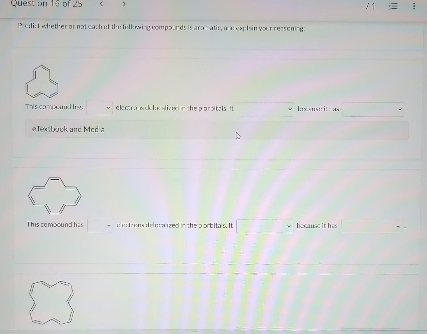 Solved Predict whether or not each of the following | Chegg.com