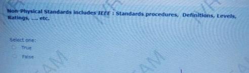 Solved Won-Physical Standards includes IEFF : Standards | Chegg.com