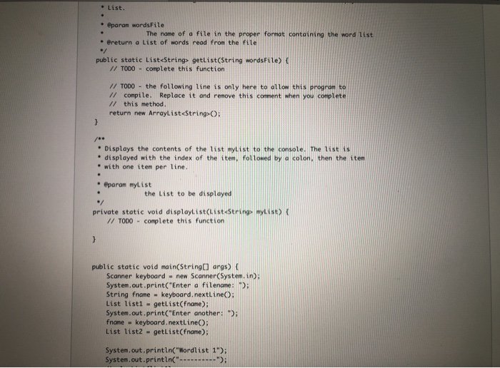 Solved You will be writing some methods that will give you | Chegg.com