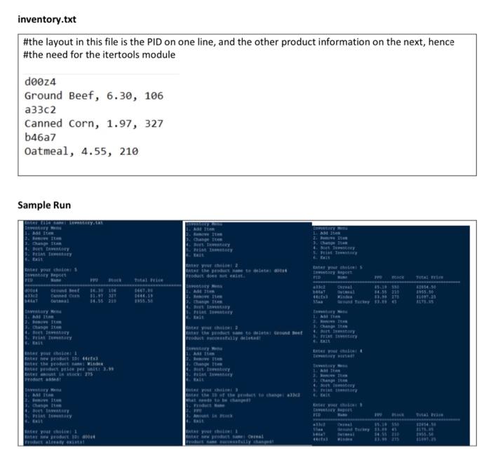 Solved - readfile → takes two parameters, the string file | Chegg.com