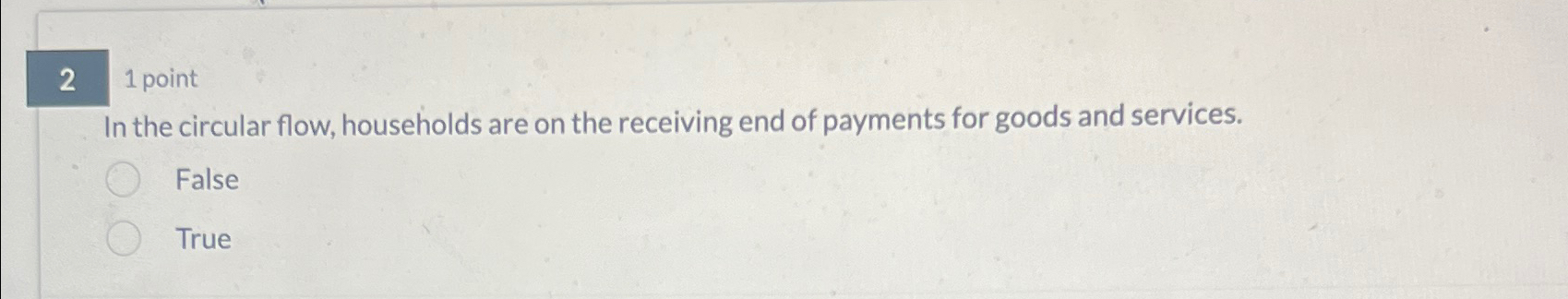 Solved 21 ﻿pointIn the circular flow, households are on the | Chegg.com
