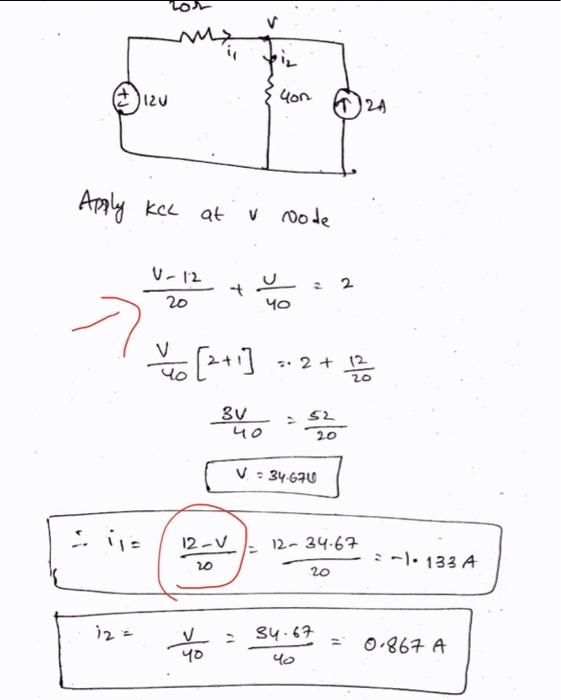 Solved why did the signs change??it was already V-12pleqse | Chegg.com