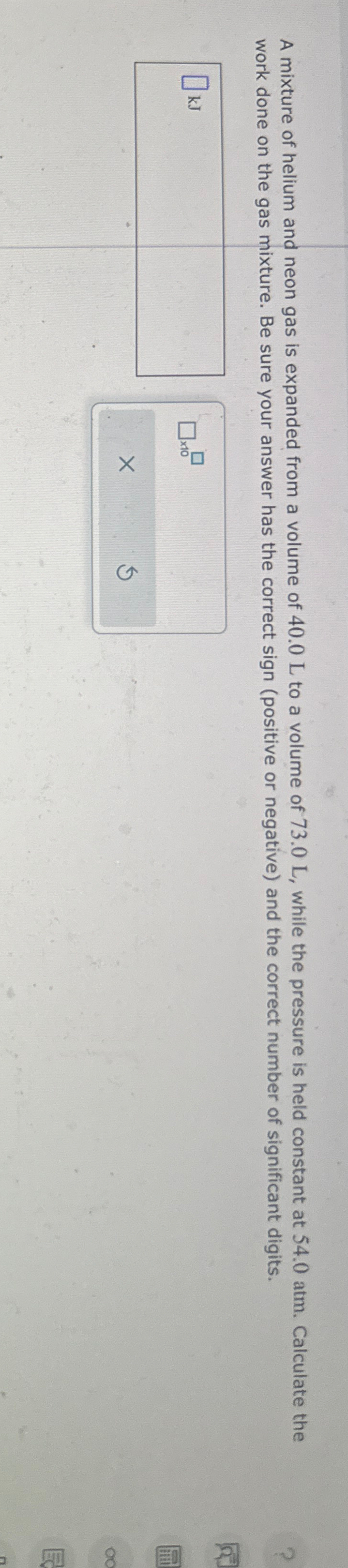 Solved A mixture of helium and neon gas is expanded from a | Chegg.com
