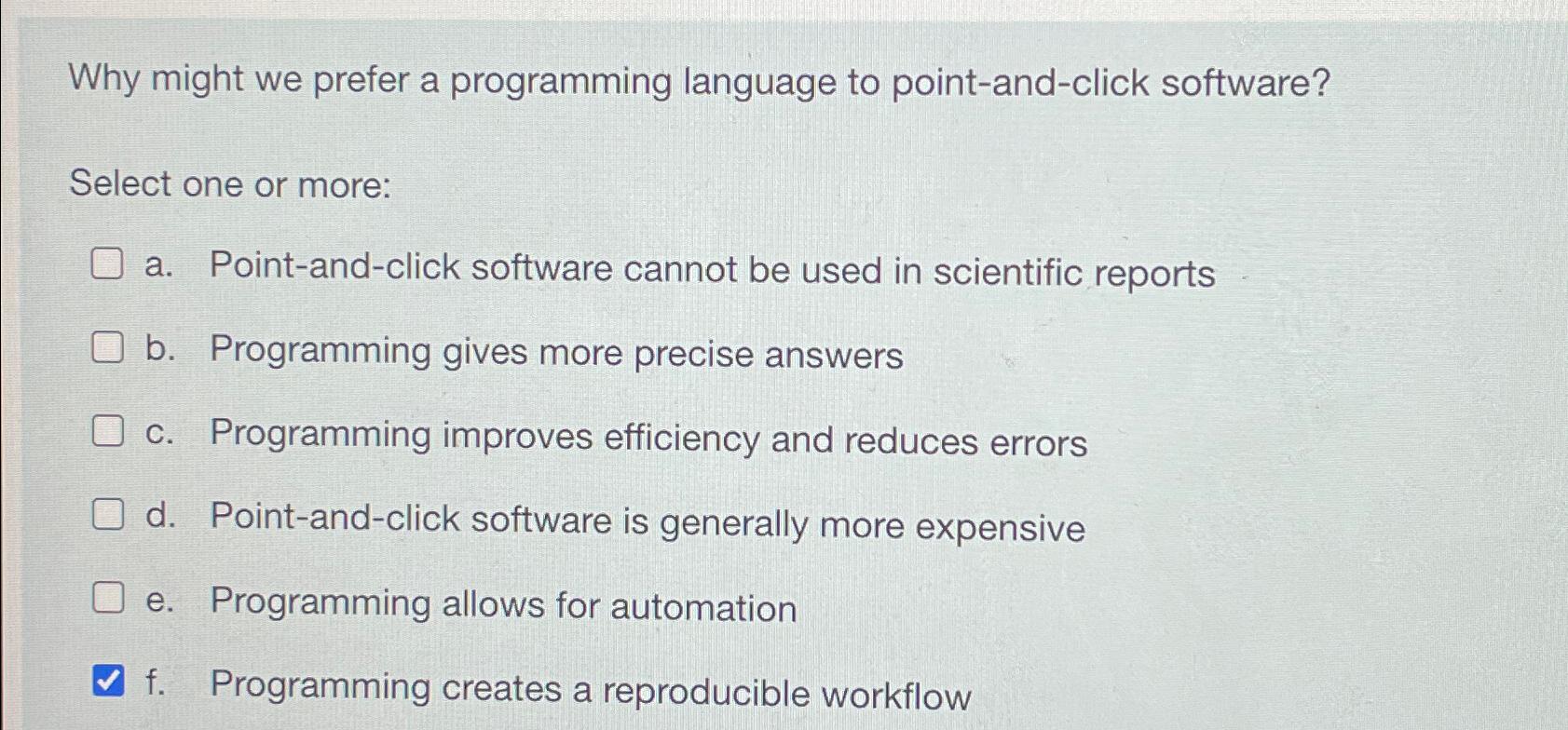 Solved Why might we prefer a programming language to | Chegg.com