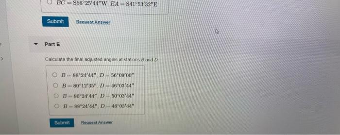 Solved Using the compass (Bowditch) rule, adjust the | Chegg.com