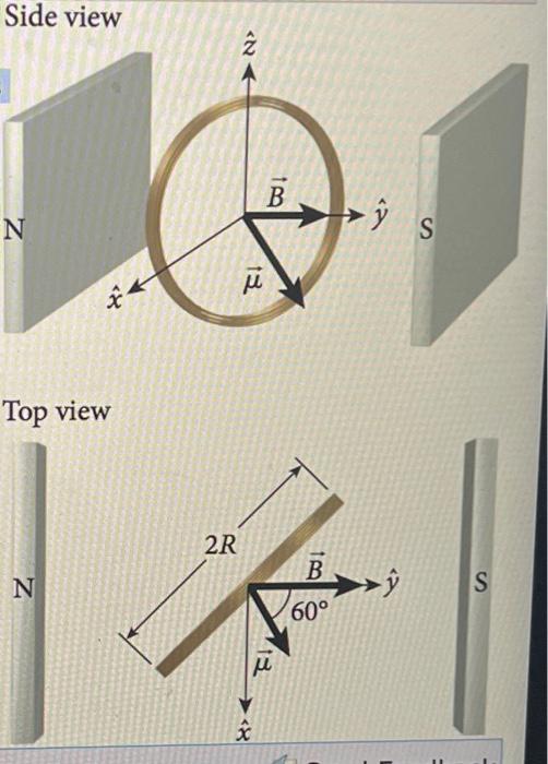 Solved Side viexu Top view | Chegg.com