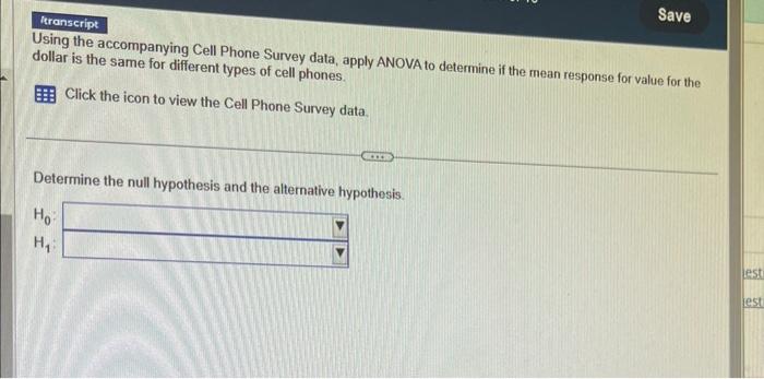 Solved Using the accompanying Cell Phone Survey data, apply | Chegg.com
