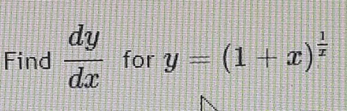 Solved dy Find for y = (1 + r) x do | Chegg.com
