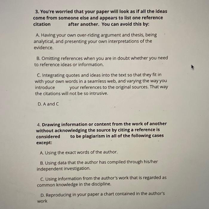 Solved Discussion Board 4 (Paraphrasing) Part 1: 11 What is | Chegg.com