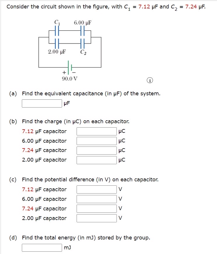 Solved Consider the circuit shown in the figure, with | Chegg.com