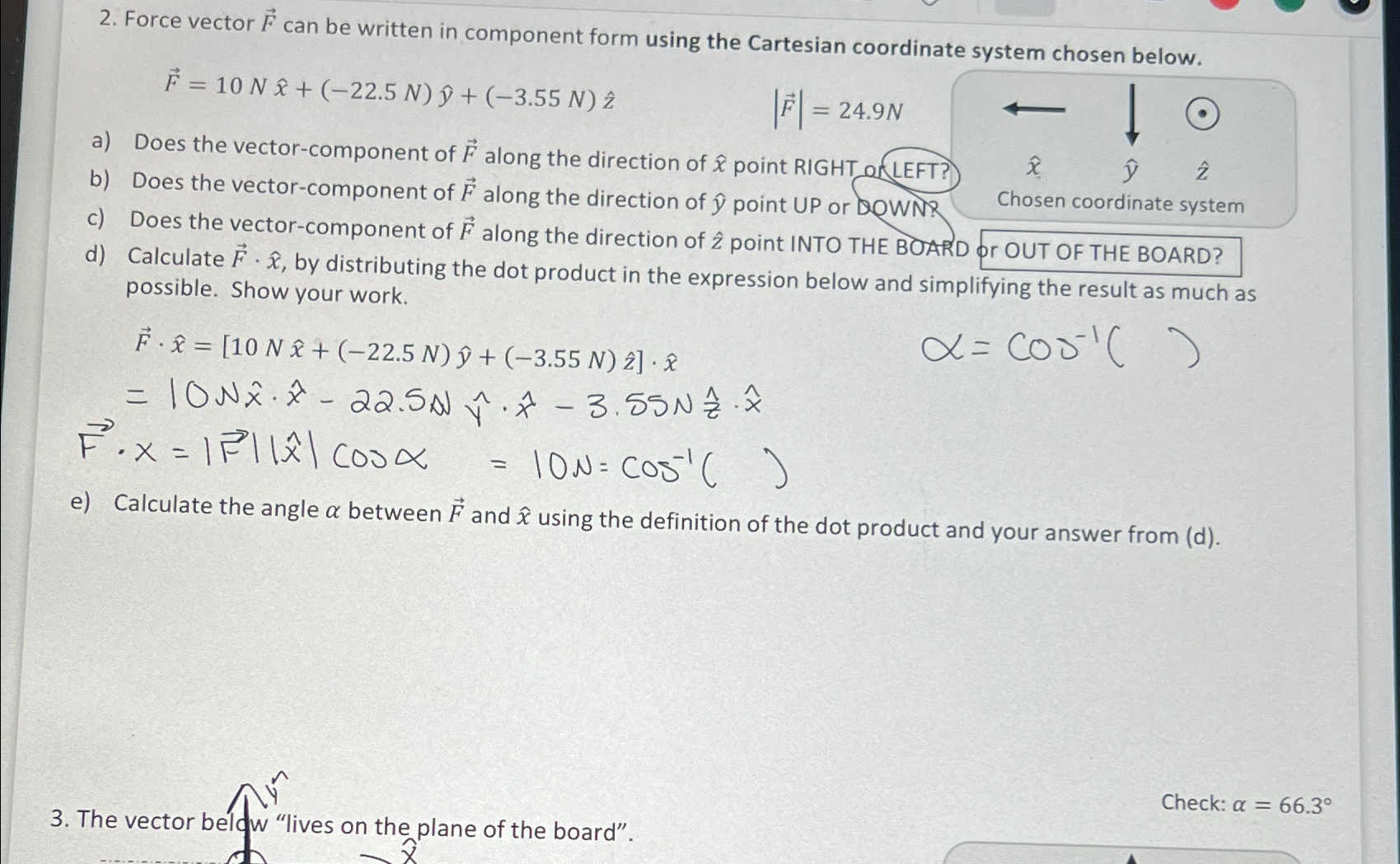 Solved Force vector vec(F) ﻿can be written in component form | Chegg.com