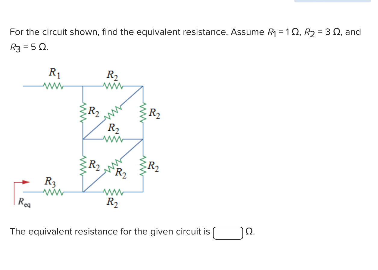 Solved For the circuit shown, find the equivalent | Chegg.com