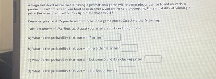 Solved b. Calculate the mean of the binomial distribution. | Chegg.com
