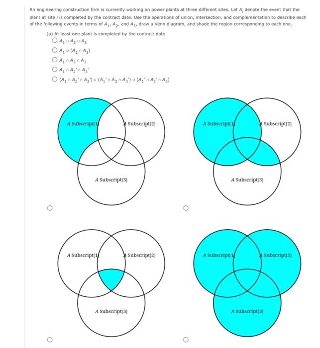 Solved An engineering construction firm is currently working | Chegg.com
