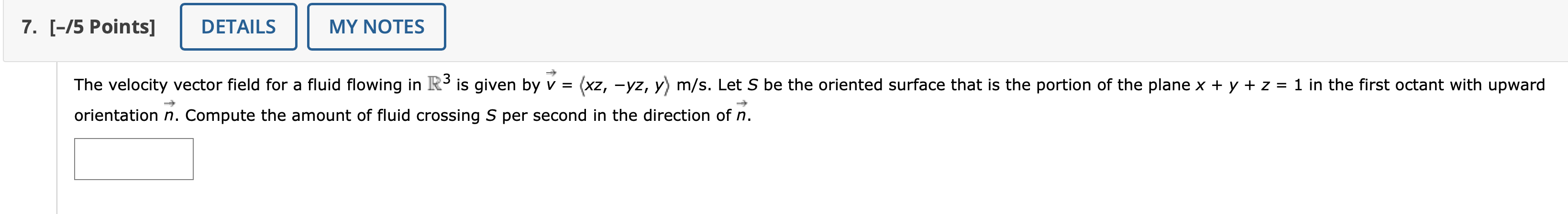Solved The velocity vector field for a fluid flowing in | Chegg.com