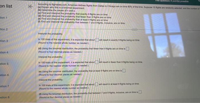 Solved (a) Explain why this is a binomial experiment. (b) | Chegg.com