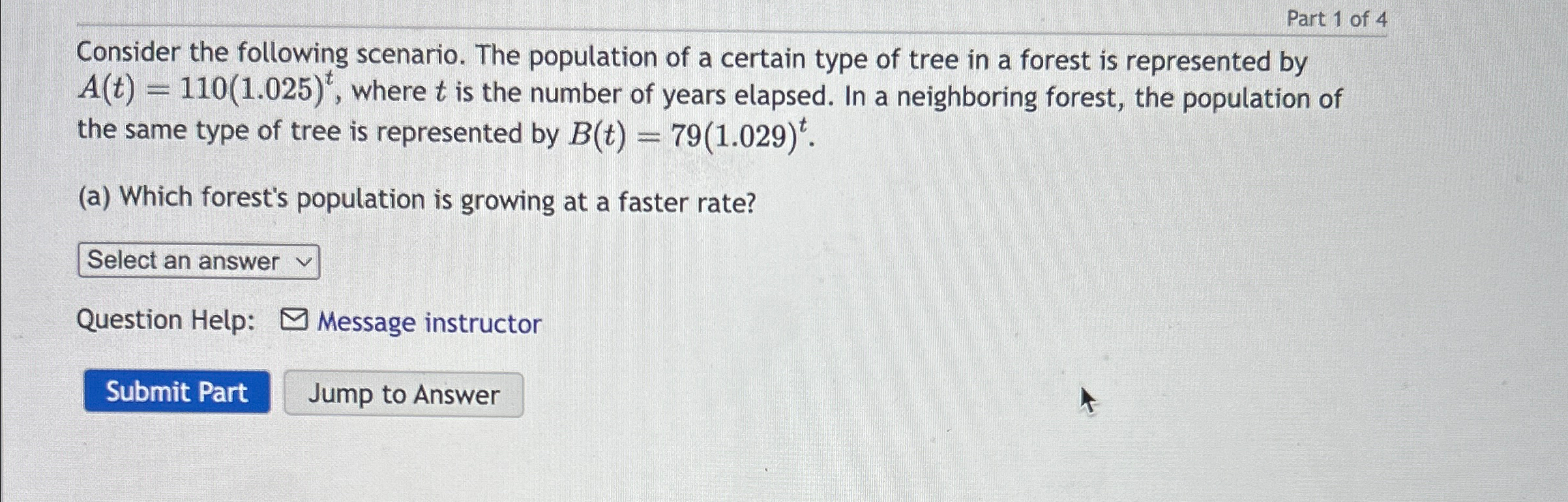 Solved Part 1 ﻿of 4Consider the following scenario. The | Chegg.com
