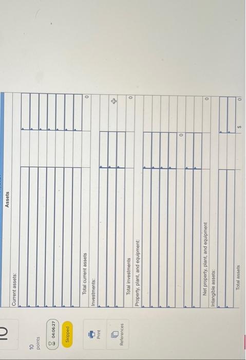 Solved Exercise 3-5 (Static) Balance sheet preparation | Chegg.com