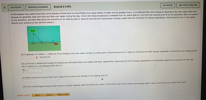Solved 5. 0/4 POINTS PREVIOUS ANSWERS SCALCS 3.7.079 MY | Chegg.com Solved 5. 0/4 POINTS PREVIOUS ANSWERS SCALCS 3.7.079 MY | Chegg.com
