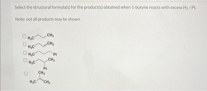Solved Draw the structural formula(s) for the product(s) | Chegg.com