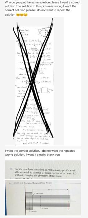 Solved Why do you put the same solution please I want a | Chegg.com