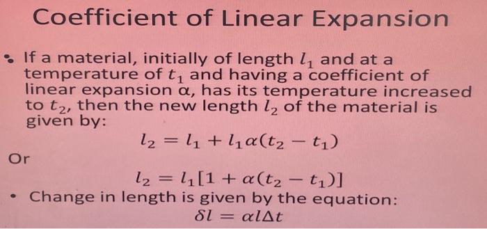 Solved Calculate the dimensional change when a solid | Chegg.com