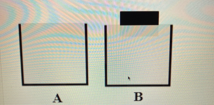 Solved А В A B Consider two identical containers. | Chegg.com