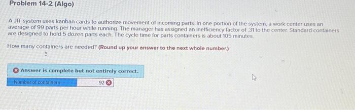 Solved A JIT system uses kanban cards to authorize movement | Chegg.com