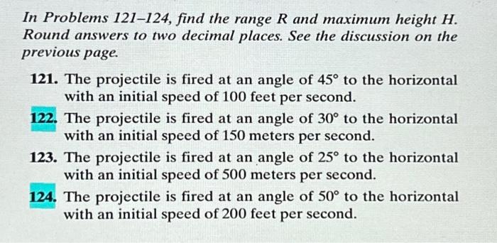Solved Projectile Motion the path of a projectile fired at | Chegg.com Solved Projectile Motion the path of a projectile fired at | Chegg.com