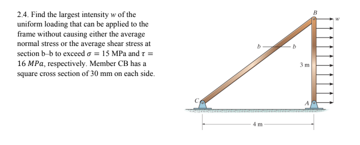 Solved 2.4. ﻿Find the largest intensity w ﻿of theuniform | Chegg.com