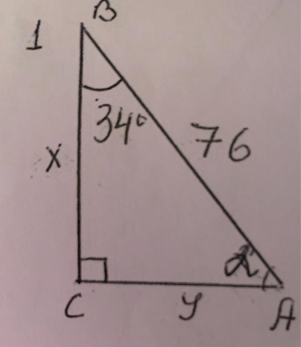 Solved 1 34 76 x С У A | Chegg.com
