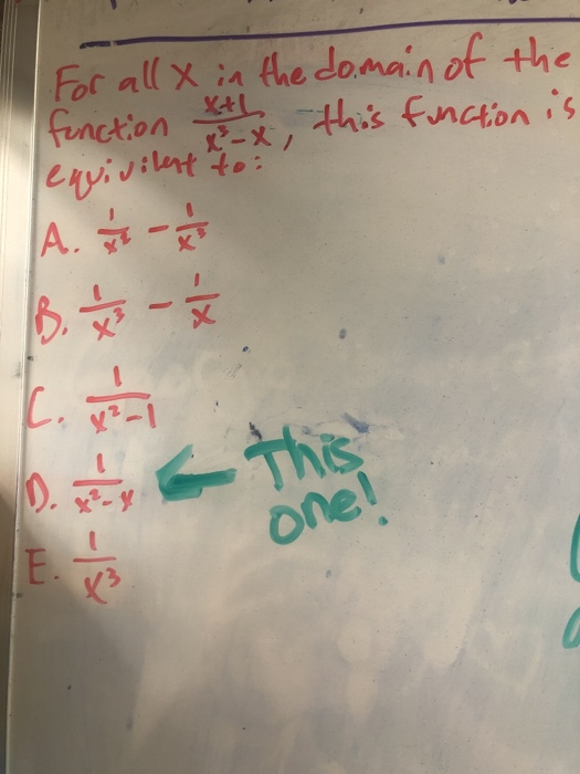 Solved For all x in the domain of the function xth - | Chegg.com