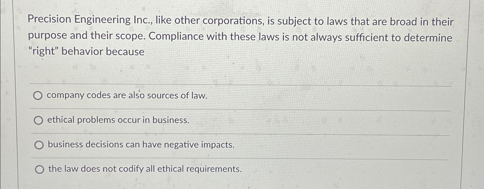 Solved Precision Engineering Inc., like other corporations, | Chegg.com