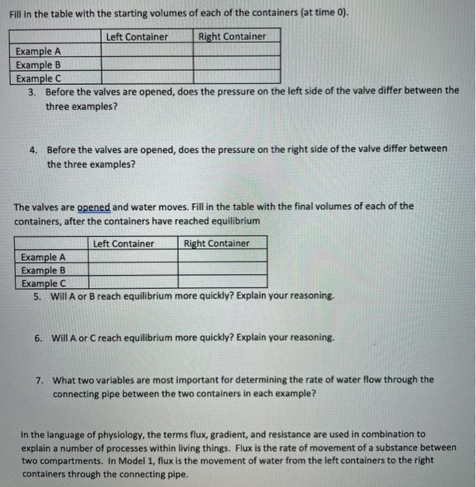 Solved FLUX, GRADIENT AND RESISTANCE ACTIVITIES The examples | Chegg.com