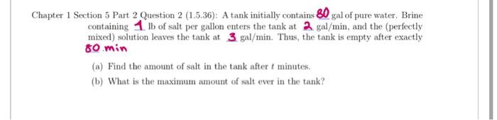Solved Chapter 1 Section 5 Part 2 Question 2 (1.5.36): A | Chegg.com