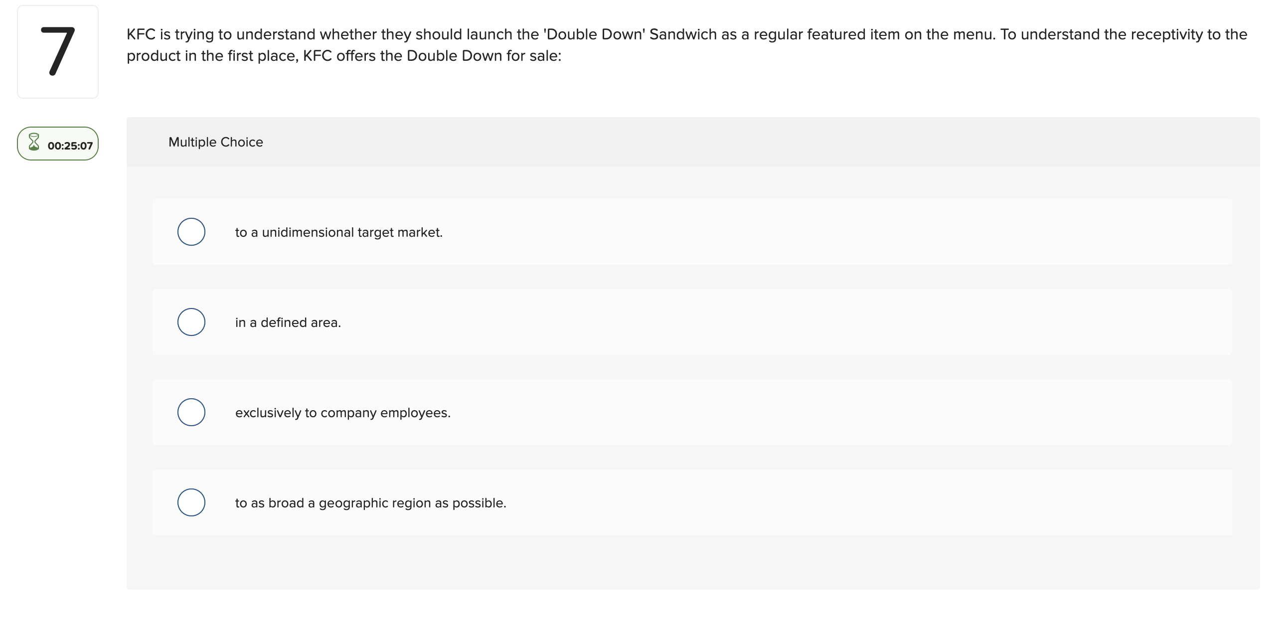 Solved KFC is trying to understand whether they should | Chegg.com