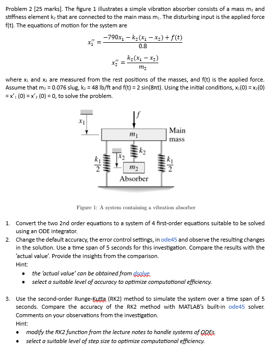 Solved Problem 2 [ 25 ﻿marks]. ﻿The figure 1 ﻿illustrates a | Chegg.com