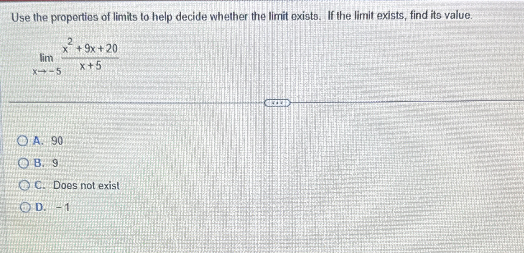 Solved Use the properties of limits to help decide whether | Chegg.com
