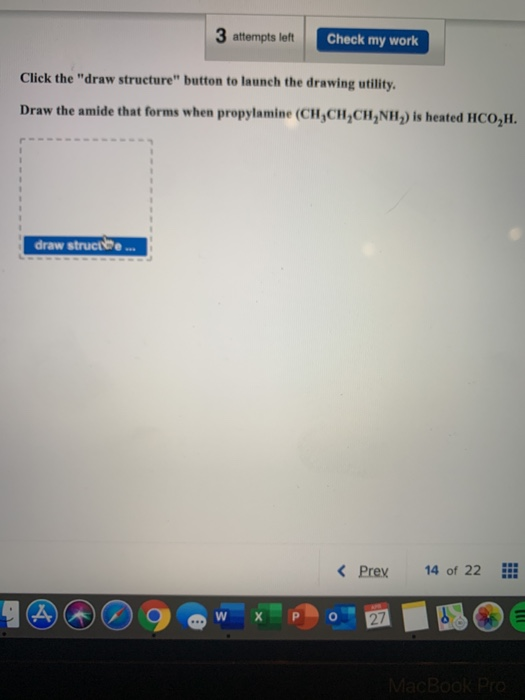 Solved Click the “draw structure” button to launch the | Chegg.com