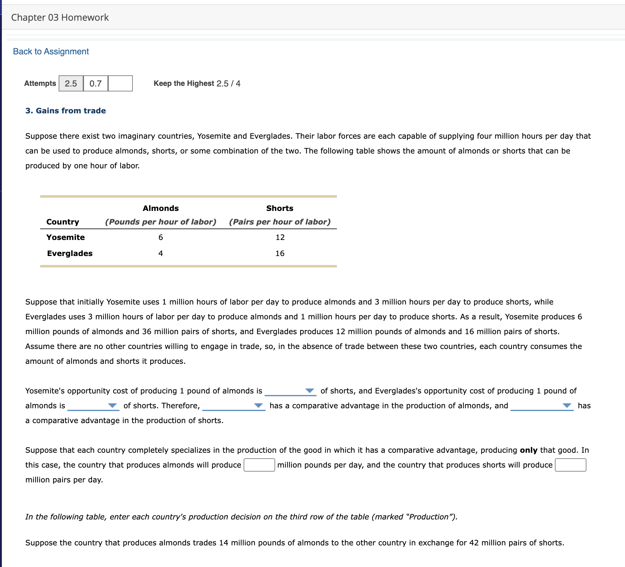 Solved Back to Assignment Chapter 03 ﻿HomeworkIn the | Chegg.com